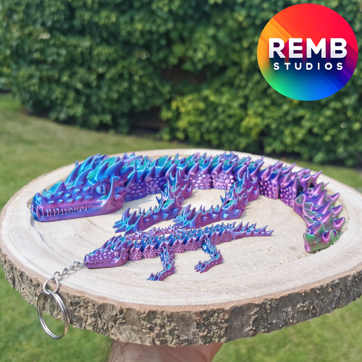 3D Printable Articulated Dragon Remb Studios, STL file for 3D printing, STL print files, Print ...